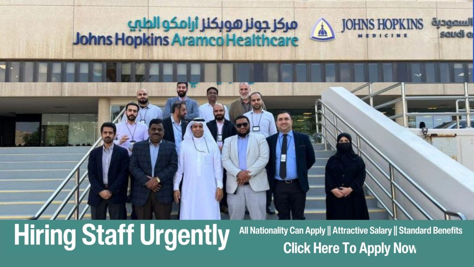 Johns Hopkins Aramco Healthcare Jobs Saudi Arabia