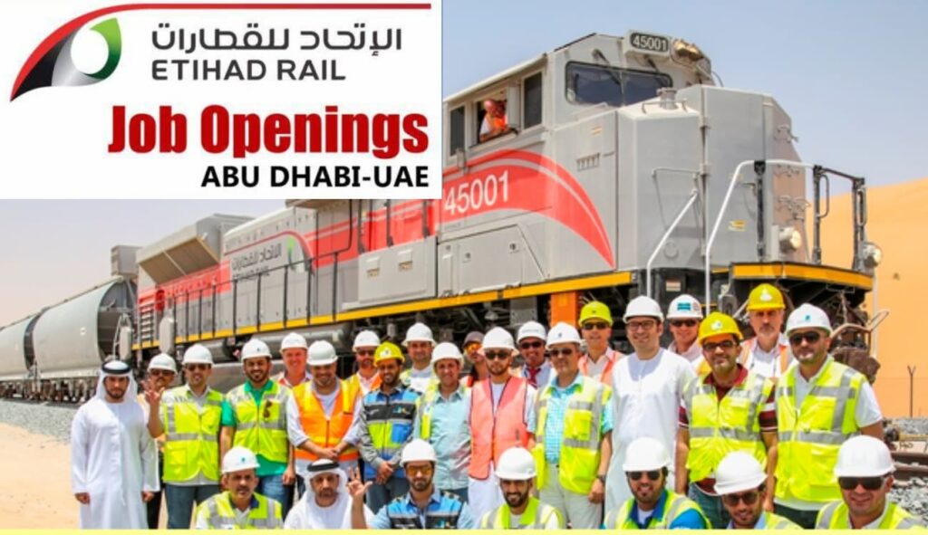 Etihad Rail Careers Abu Dhabi: Latest Job Vacancies