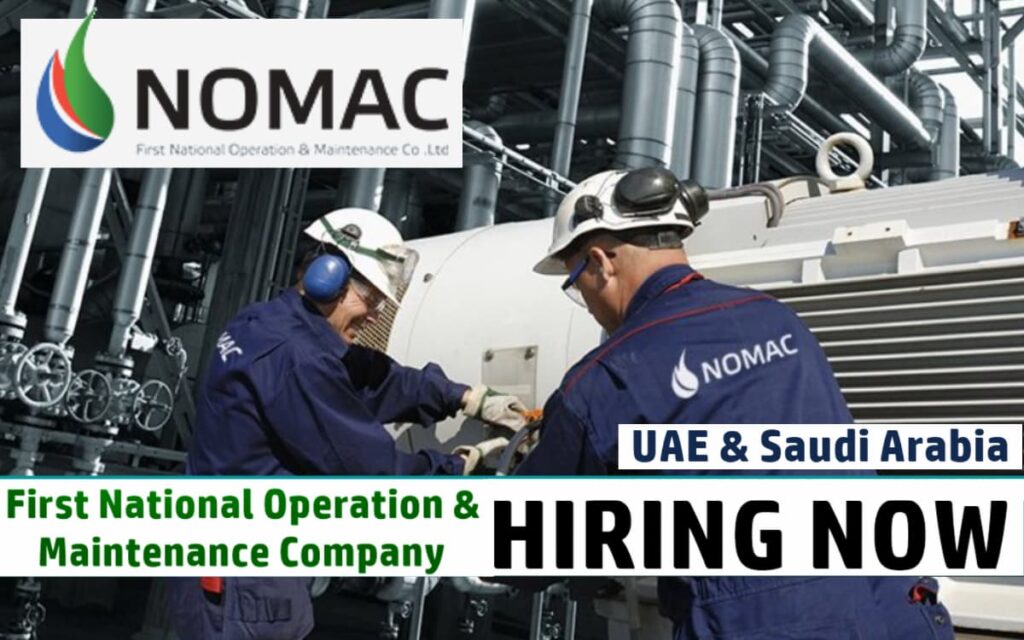 NOMAC Jobs Openings UAE, Saudi Arabia, Oman